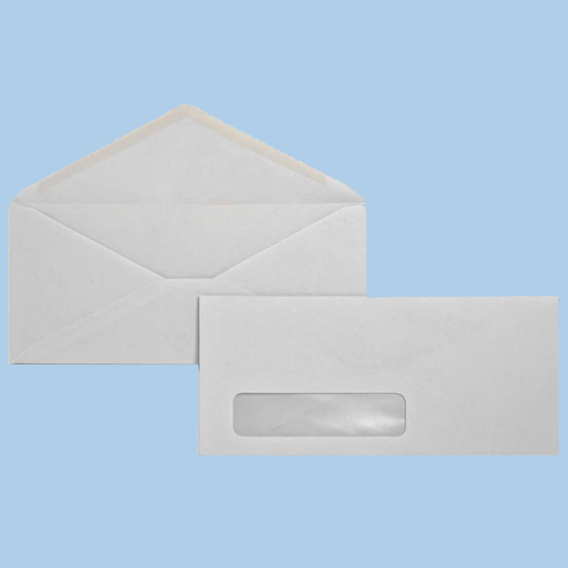 standard window envelope template